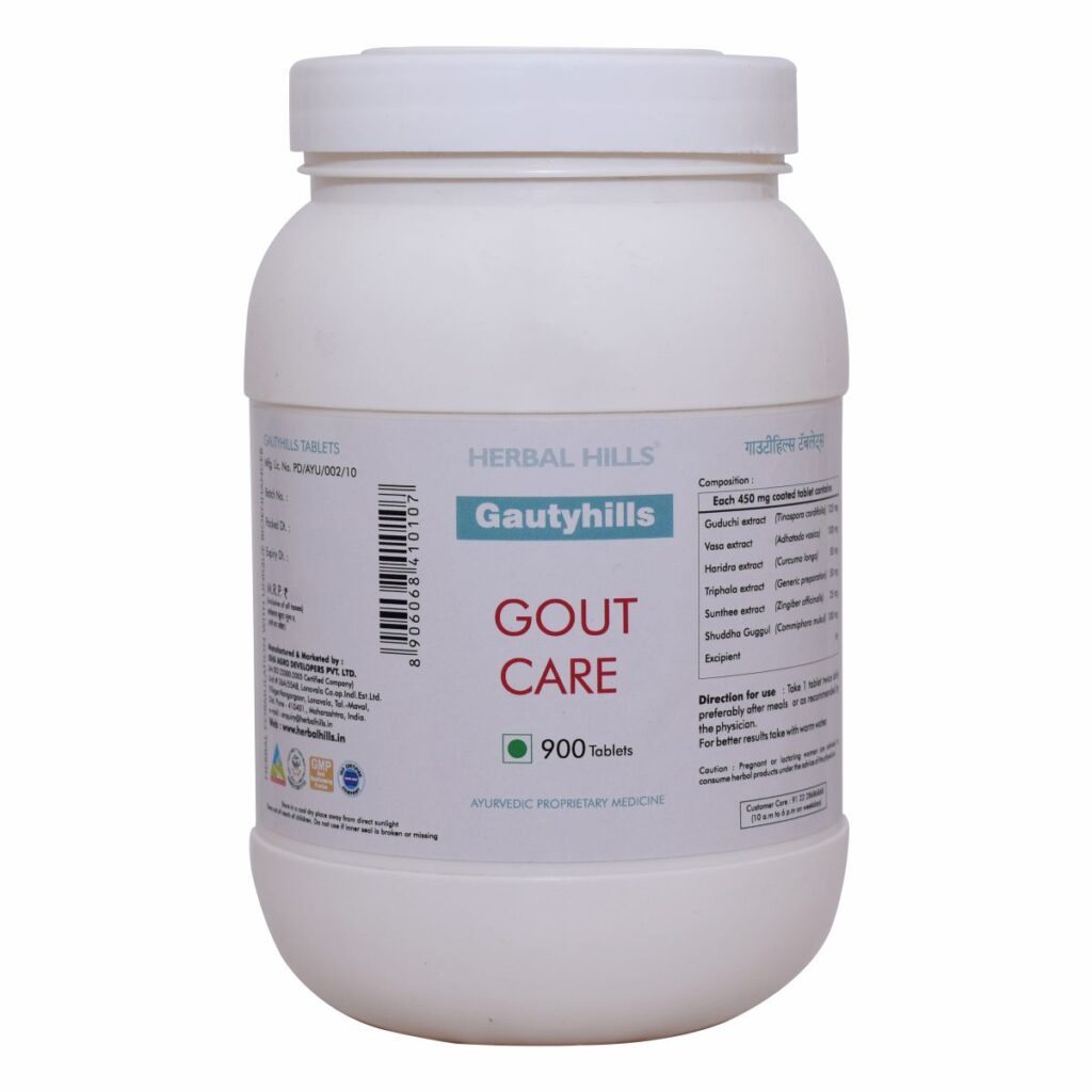 Gout Care Tablets Gautyhills Value Pack - Ayurvedic medicine for uric acid